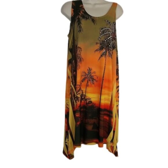 Jostar | Dresses | Vintage Jostar Womens Tank Dress Coral Studded Beach ...